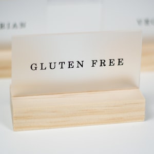 Acrylic Food Labels, Wedding Buffet Signs, Buffet Food Signs With ...