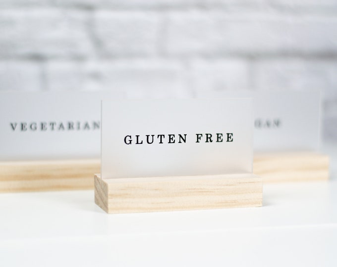 Acrylic Food Labels, Wedding Buffet Signs, Buffet Food Signs With ...