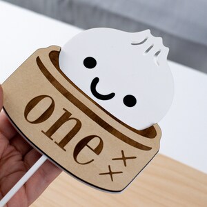Dumpling Cake Topper, Dim Sum Birthday Party Decorations, First ...