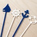 Sailing Drink Stirrers, Nautical First Birthday Decorations, Sailboat ...
