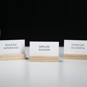 Acrylic Food Labels, Wedding Buffet Signs, Buffet Food Signs With ...