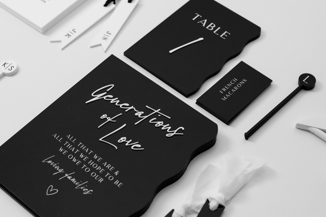 Acrylic Food Labels, Wedding Buffet Signs, Buffet Food Signs With ...