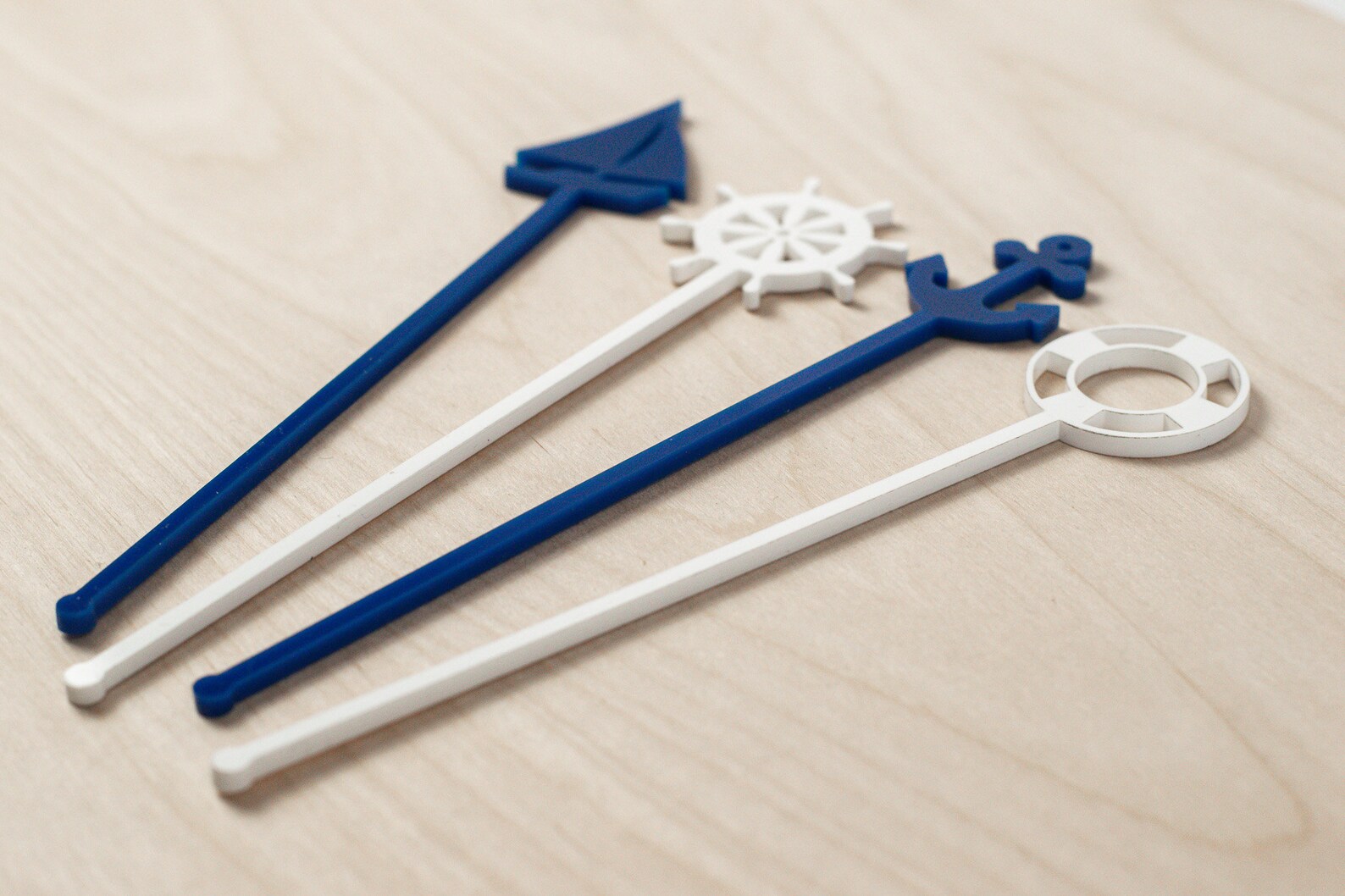 Sailing Drink Stirrers, Nautical First Birthday Decorations, Sailboat ...