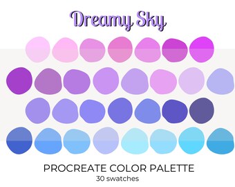Dreamy Color Palette - Etsy
