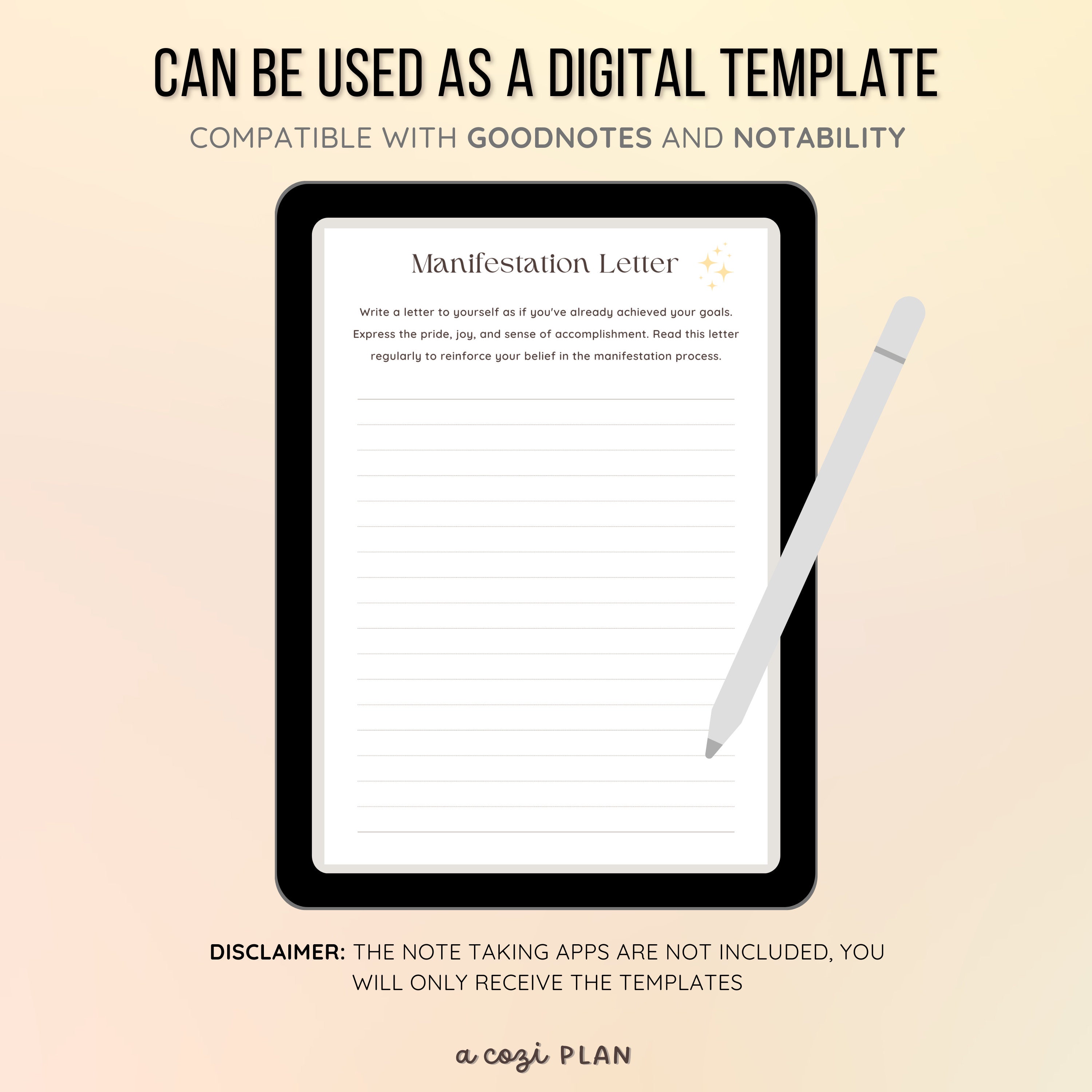 Vision Board Printables, Guided Manifestation Journal, Goal Setting ...