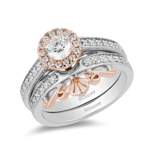 Ariel Wedding Rings - Etsy