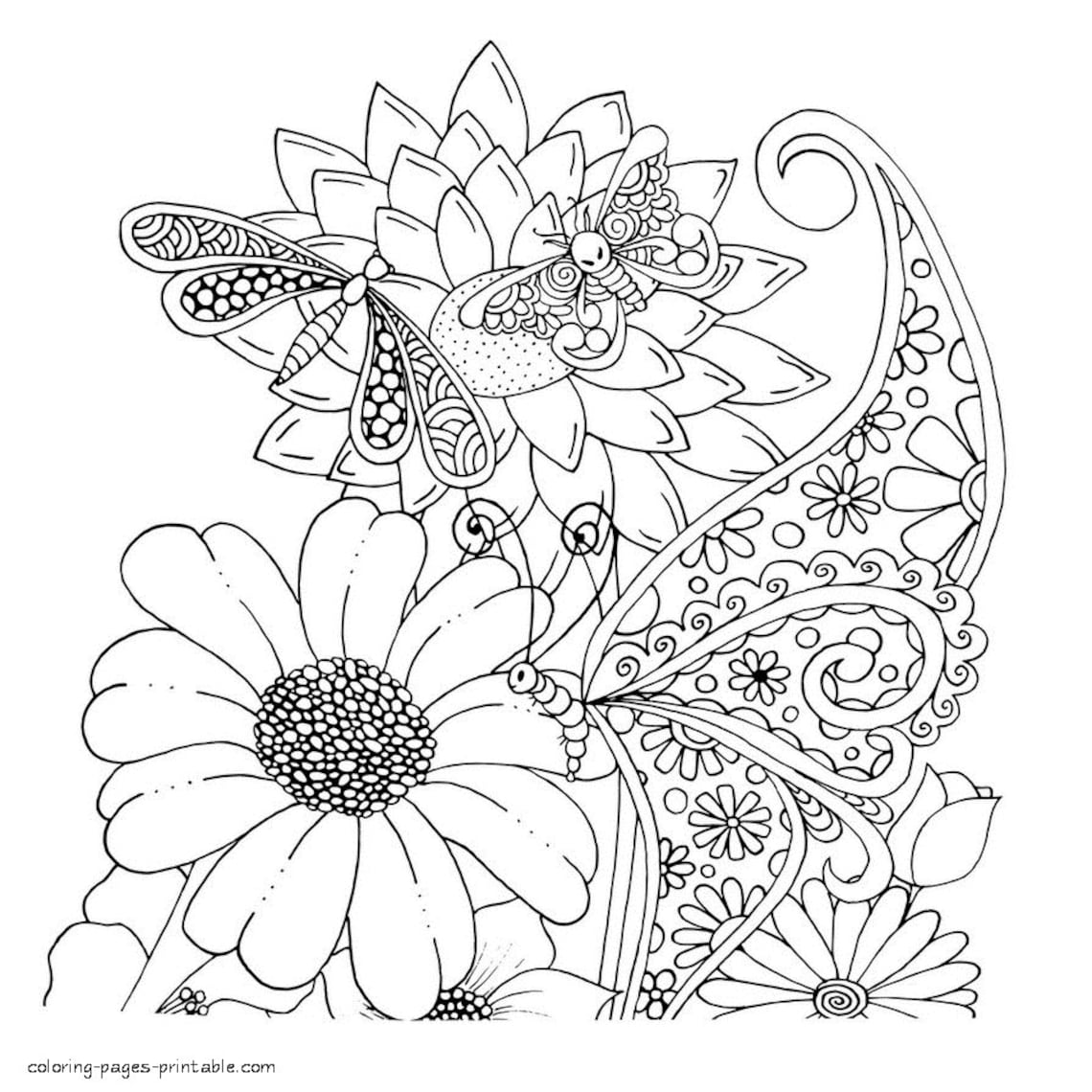 11 Happy Coloring Pages - Printable - Etsy