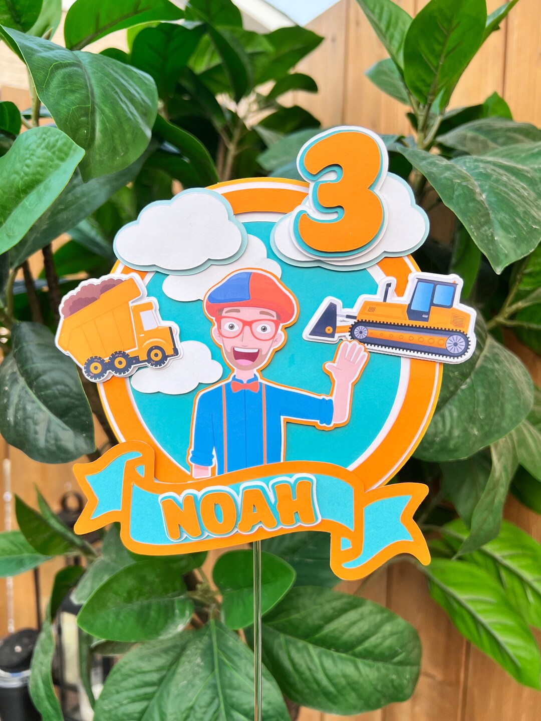 Blippi Caketopper Blippi Decor Blippi Birthday Blippi Theme - Etsy