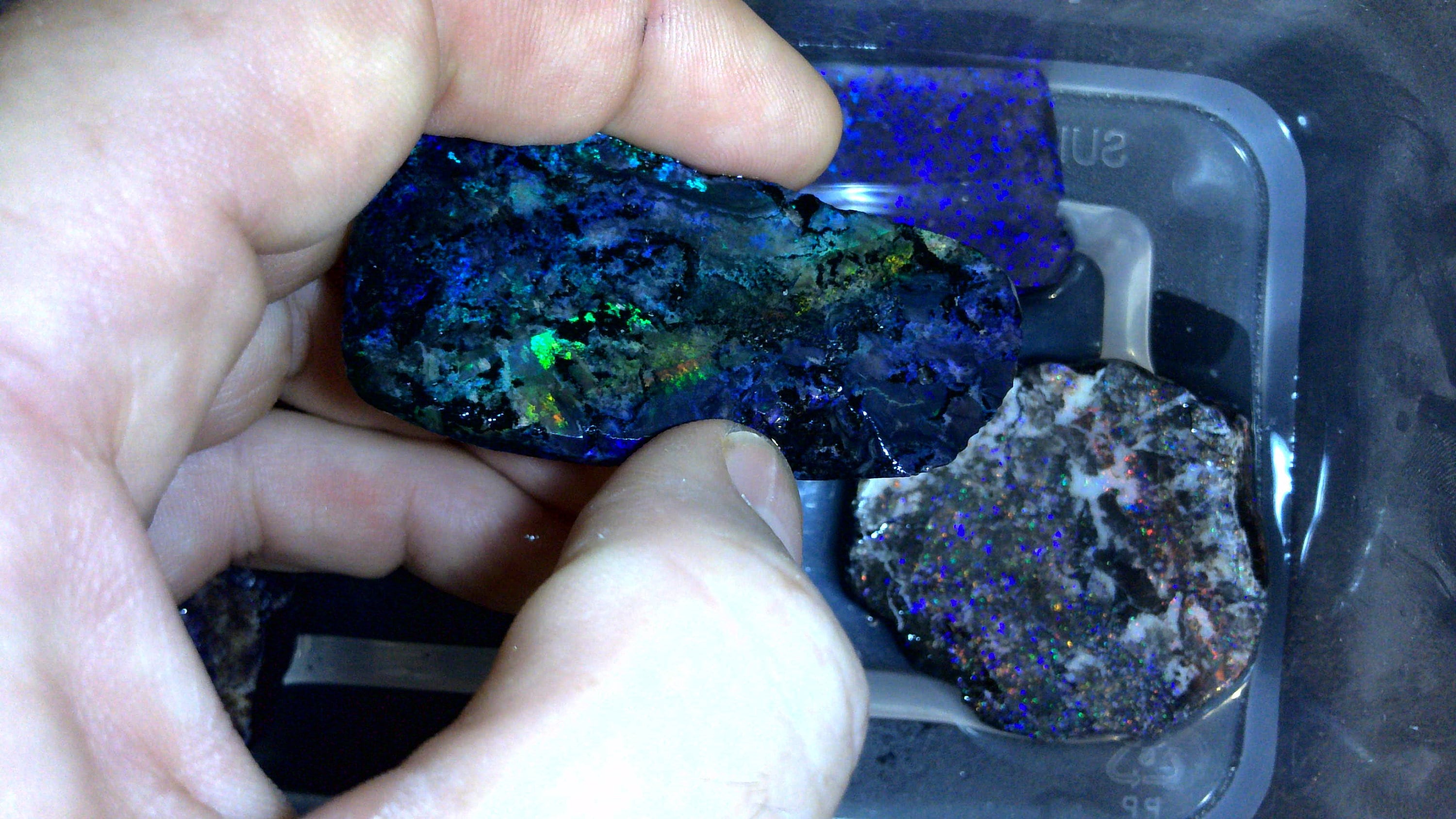 Andamooka Treated Matrix Opal Parcel Large Pieces - Etsy