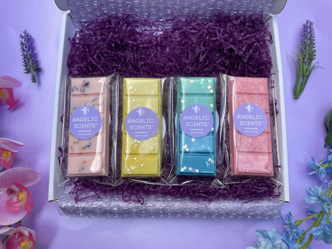 Laundry Wax Melt Bundle, 4 Soy Wax Snap Bars, Letterbox Gift, Popular ...