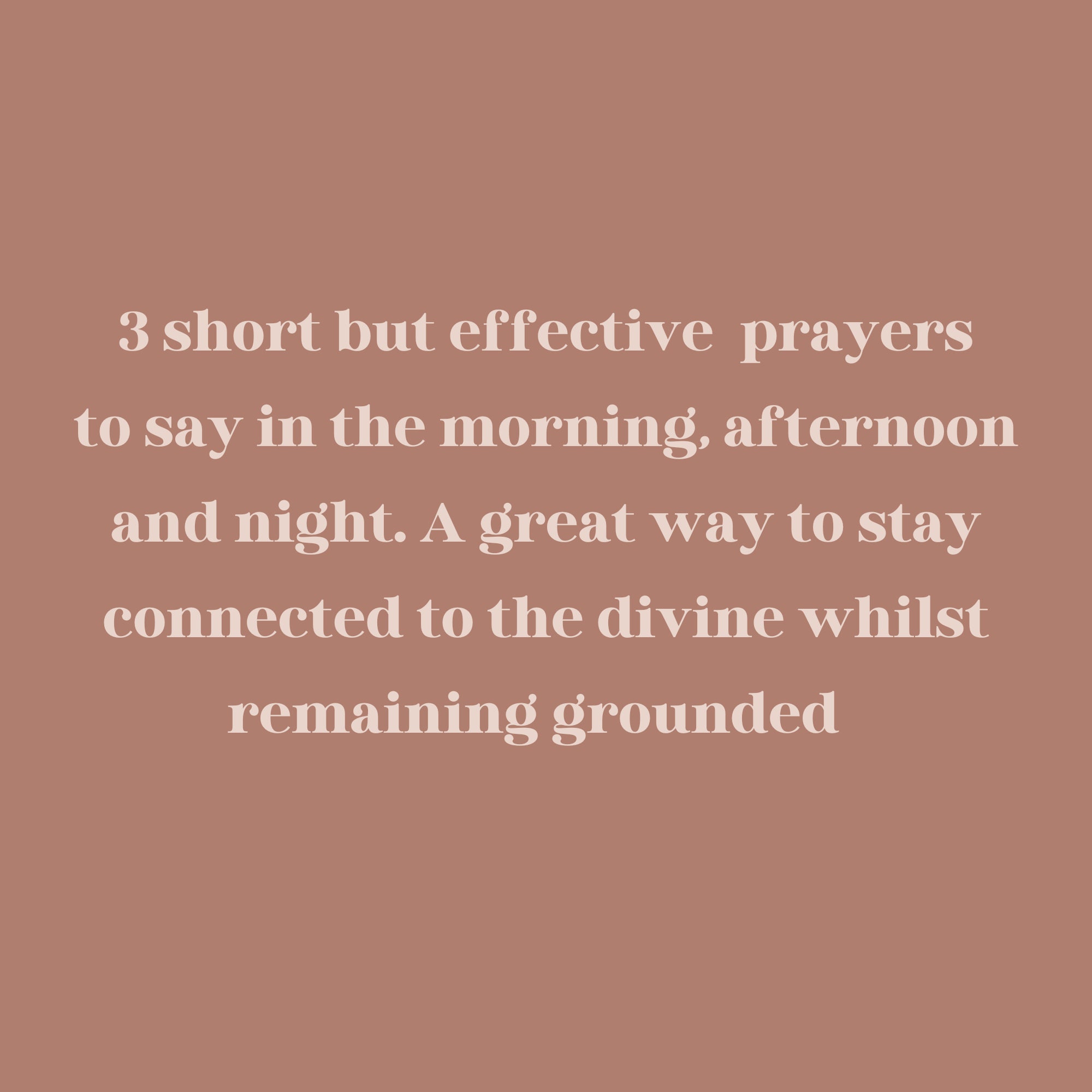 Daily Wiccan Prayers - 3 Simple Affirmations - Etsy
