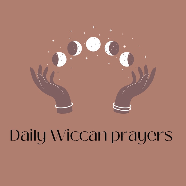 Daily Wiccan Prayers- 3 Simple Prayers to Say 3 Times a Day - Etsy