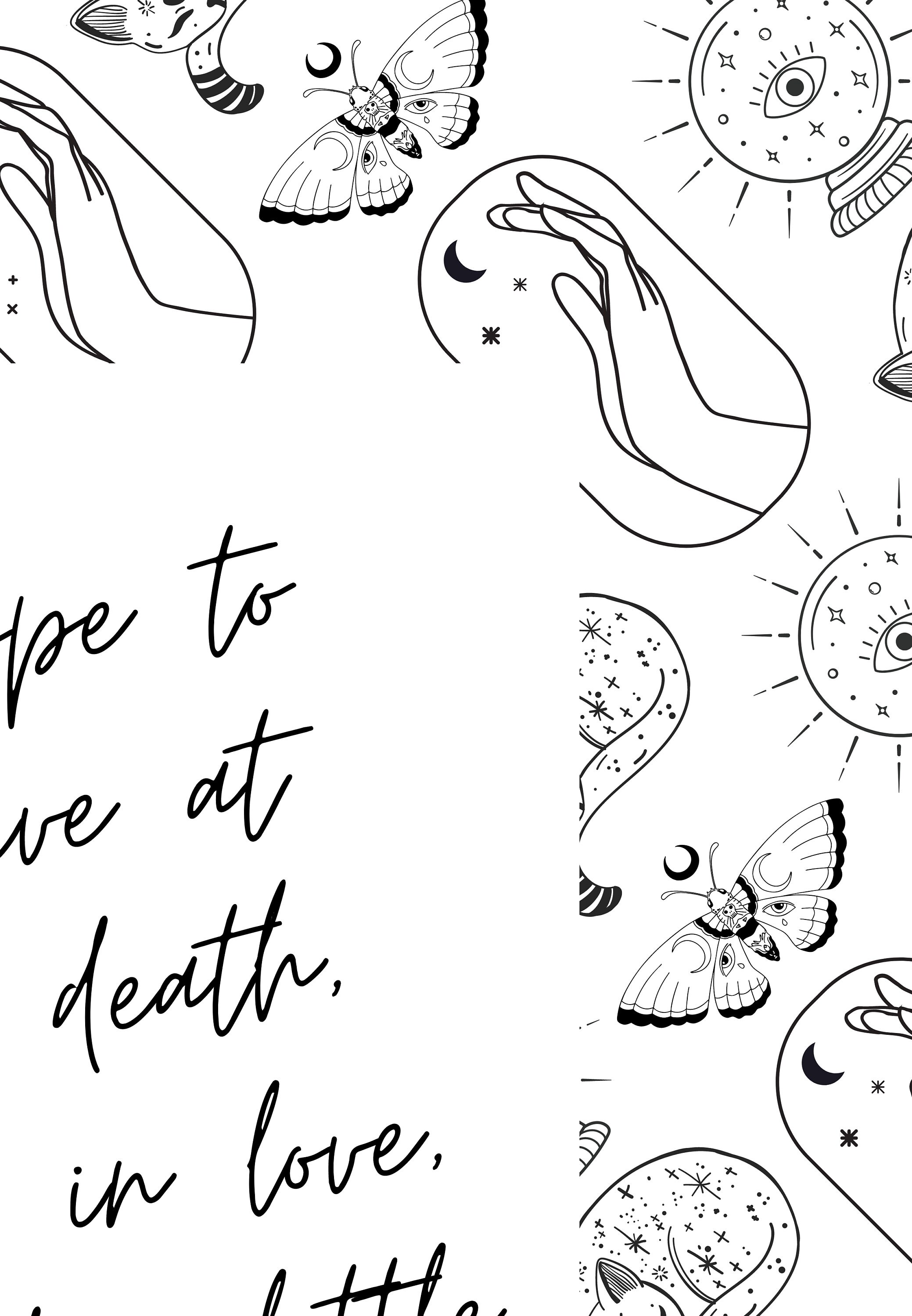 Atticus Poem Printable, Atticus Quote Print, Mystical Print, Minimalist ...