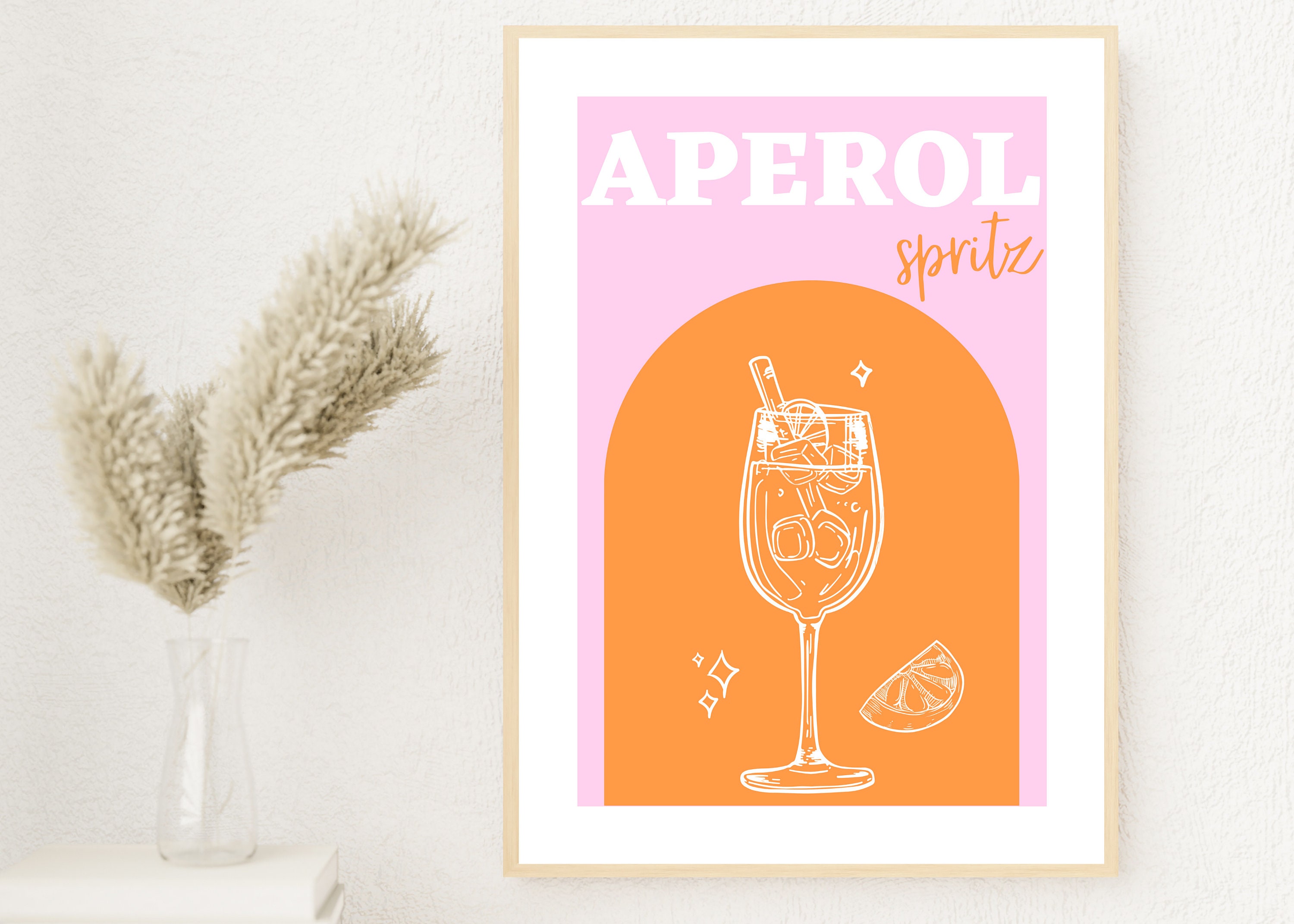 Druckbarer Aperol Spritz Print, A3, A4 Poster, Galerie Wand, Mid ...