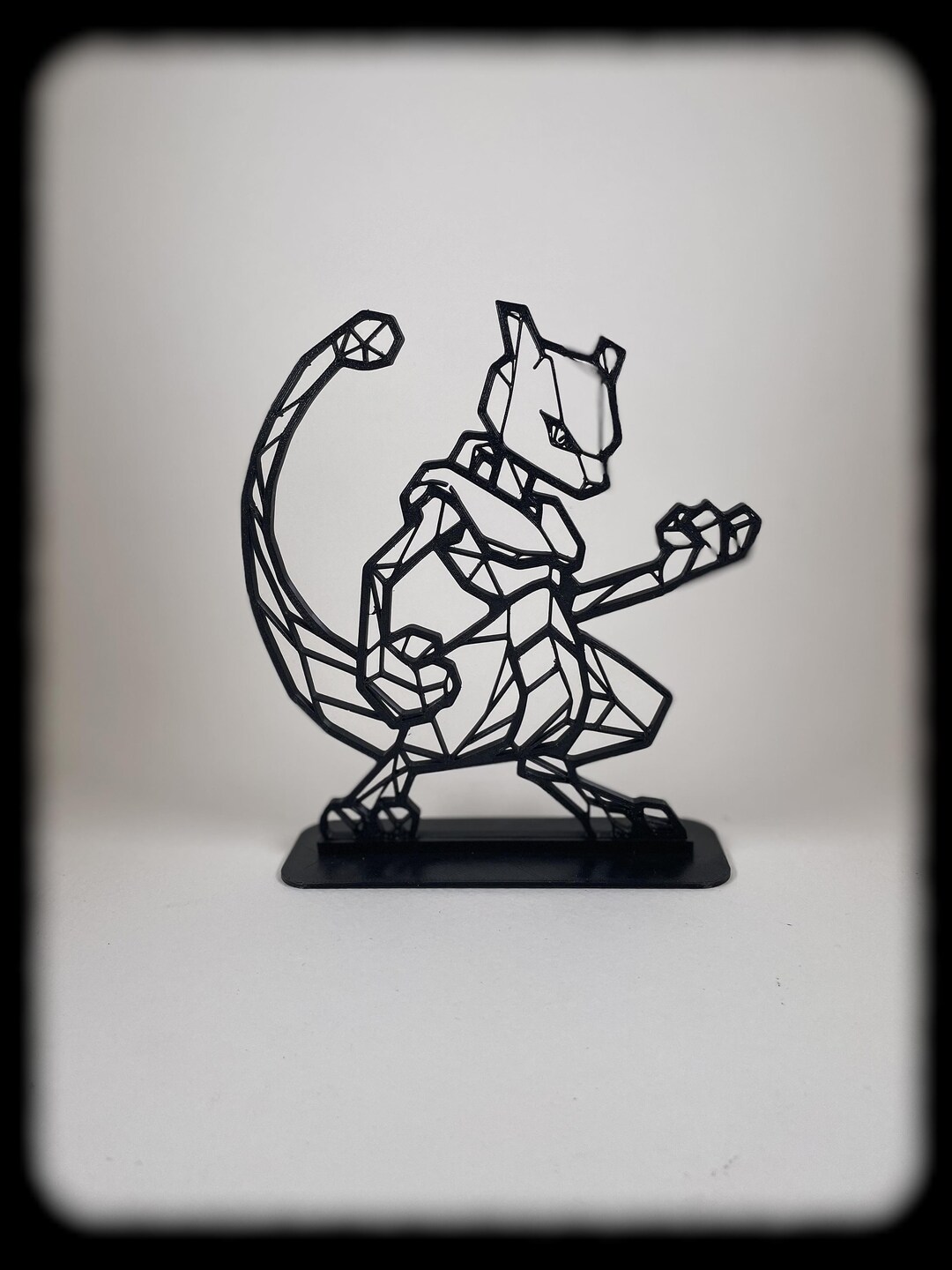 Mewtwo Low Poly / Pokemon / Interior Decoration / 3D Printing - Etsy