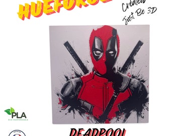 Deadpool Heart Hands Hueforge Print - Etsy