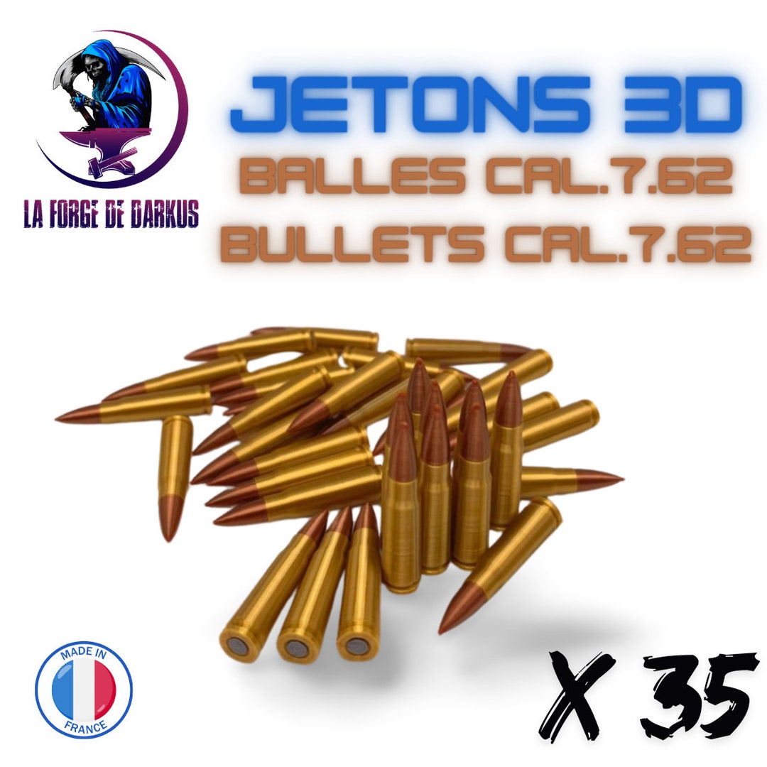 3D Bullets / Ammunition / Plastic Tokens for Board Games 35 Pieces - Etsy