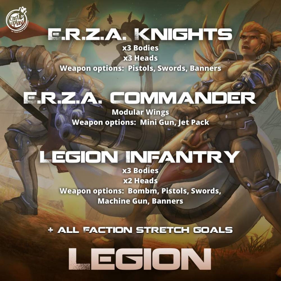 Nebula Legion / Cast N Play New Store Http://laforgededarkus.fr - Etsy