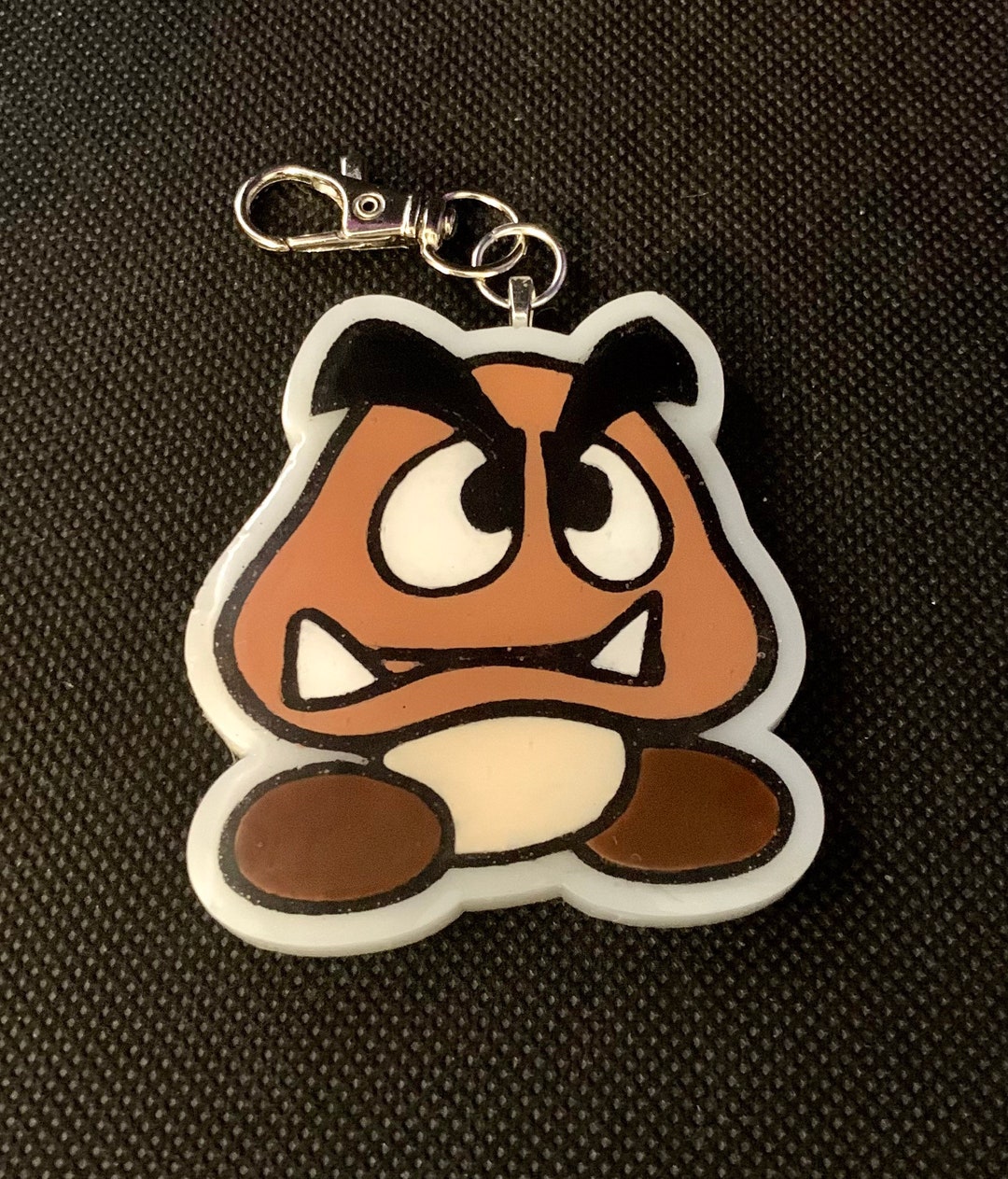 Goomba Keychain Mario Bag Charm Goomba Bag Charm Mario - Etsy