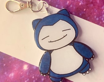 Snorlax Keychain - Etsy