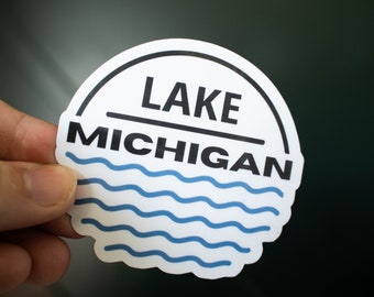 Lake Michigan Sticker - Etsy