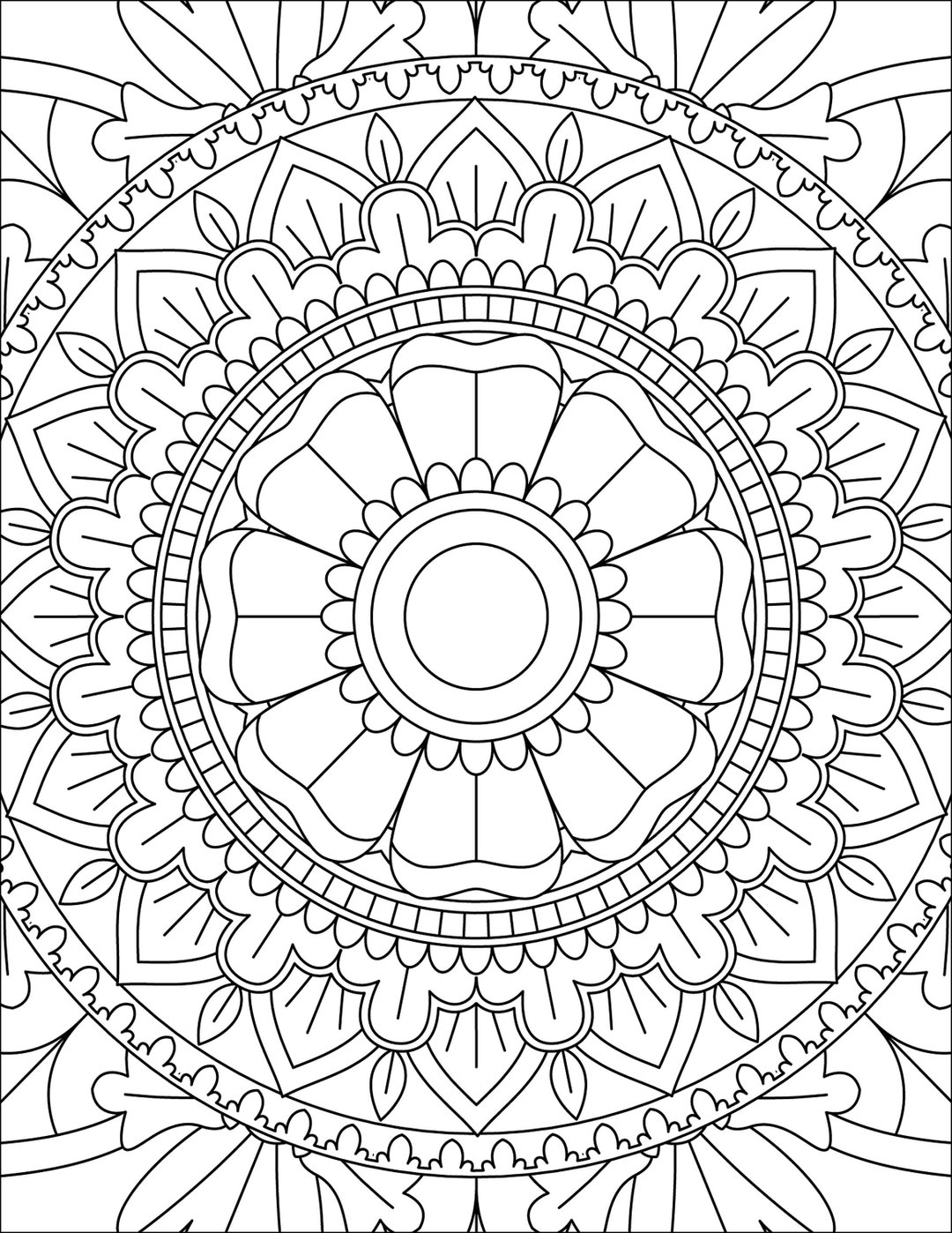 Mandala Coloring Book: Volume 2 - Etsy