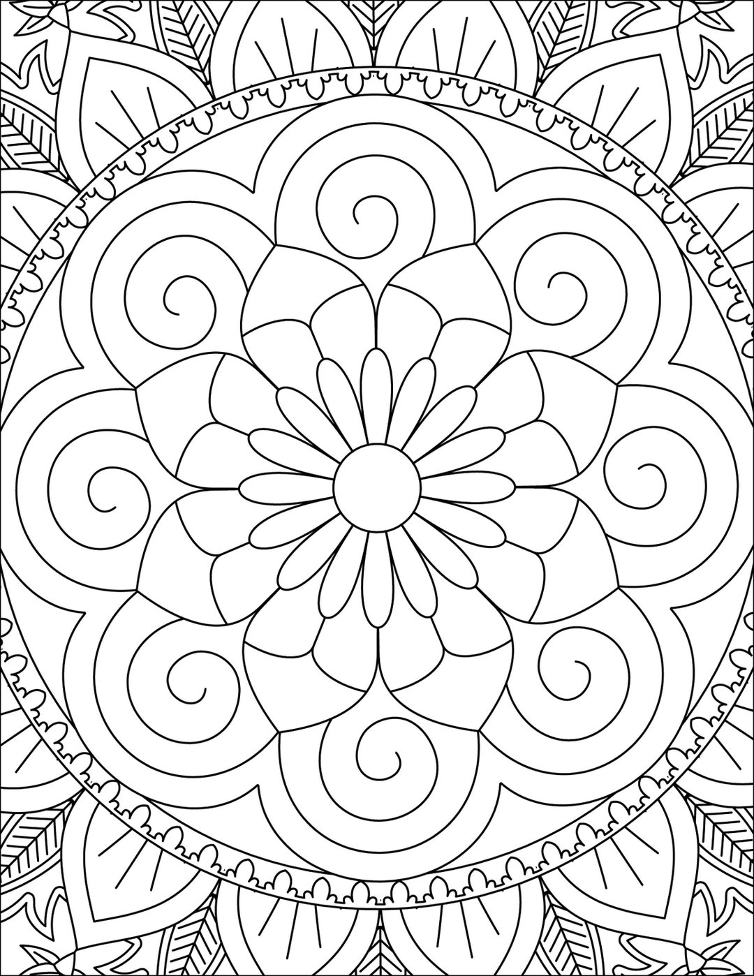 Mandala Coloring Book: Volume 1 - Etsy