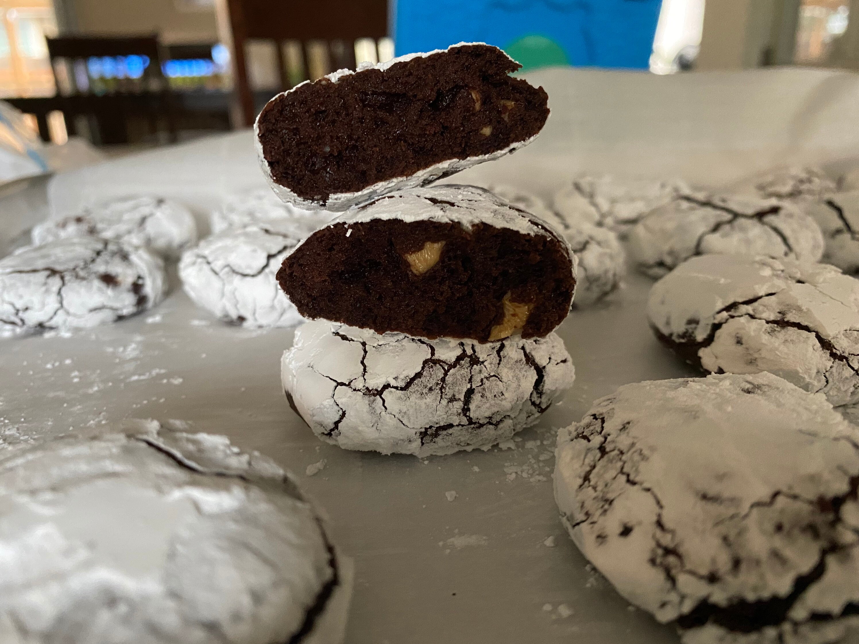 Homemade Moist, Soft and Fudgy Chocolate Crinkles. Best Seller ...