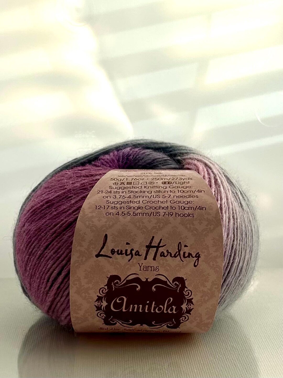Louisa Harding Amitola Yarn – Luxury Wool Silk Blend | Fingering Weight ...