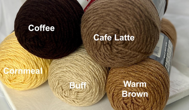 Red Heart Super Saver Yarn: 100% Acrylic Worsted Weight, 7oz Skein - Etsy