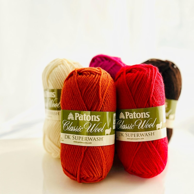 Patons Classic Red Yarn - Etsy