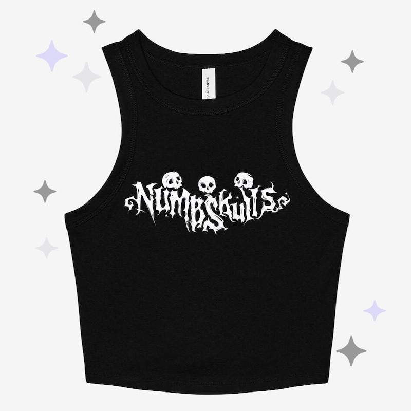 Goth Y2k Skeleton Skull Crop Top - Etsy