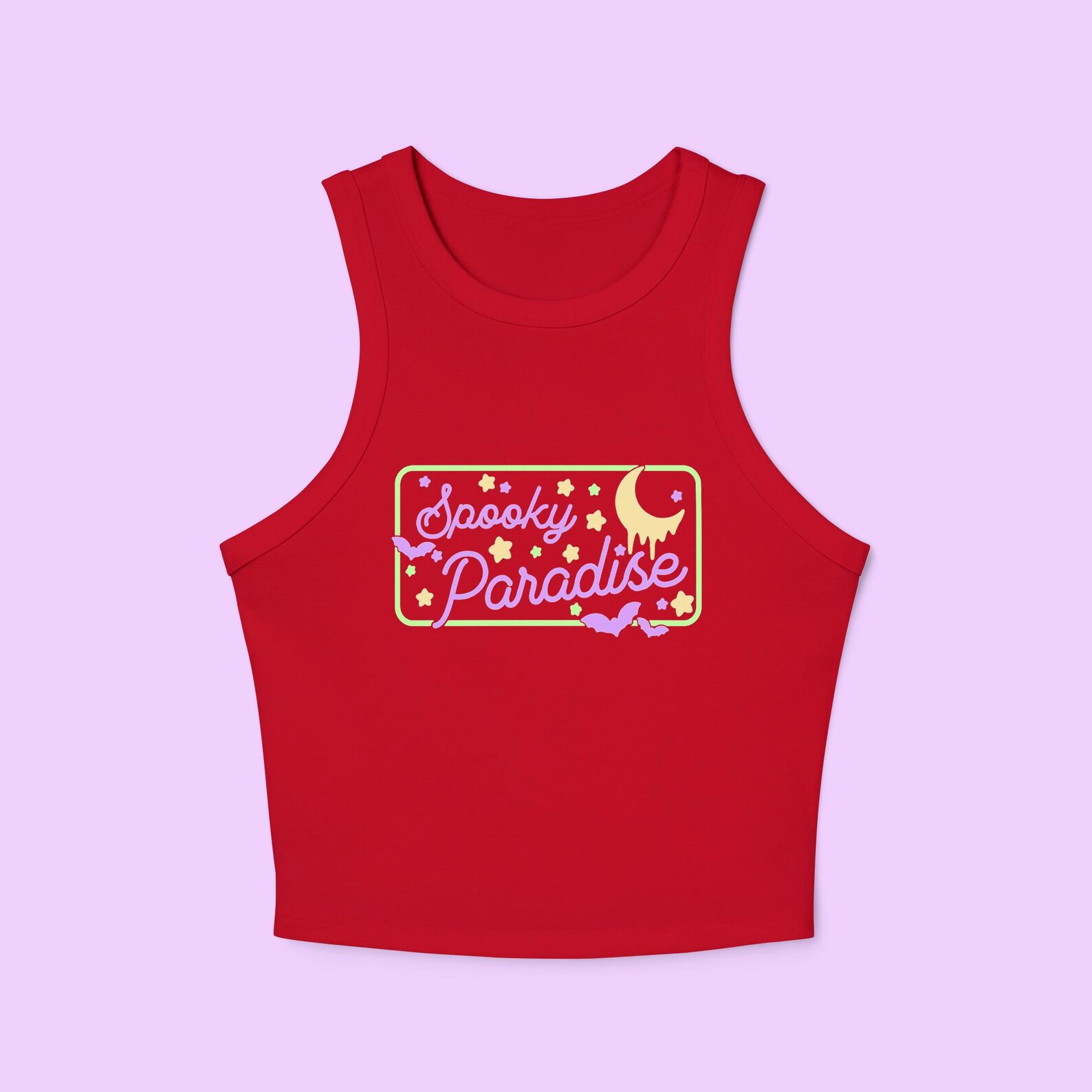 Neon Cutecore Tank Top | SNUG FIT | Cute Pastel Goth Spooky Paradise ...