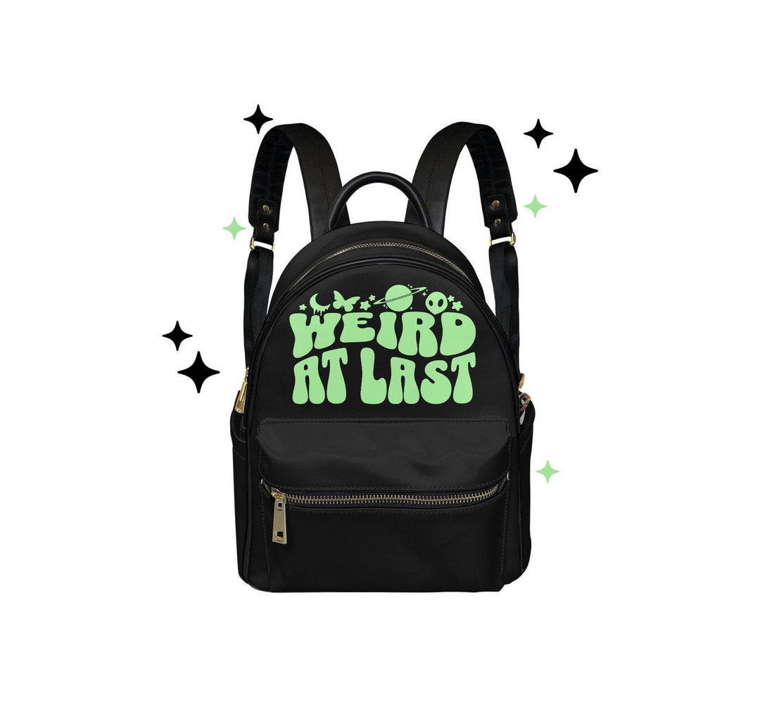 The Weird Backpack - Mini Sling Goth Backpack | Whimsigoth Style, Alien ...