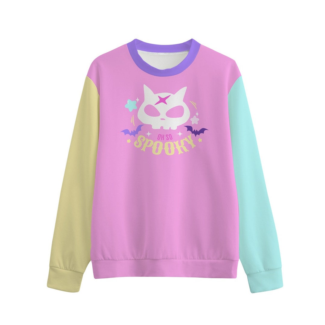Spooky Cute Sweatshirt | Candycore Spooky Pastel Alt Clothing, Y2K ...