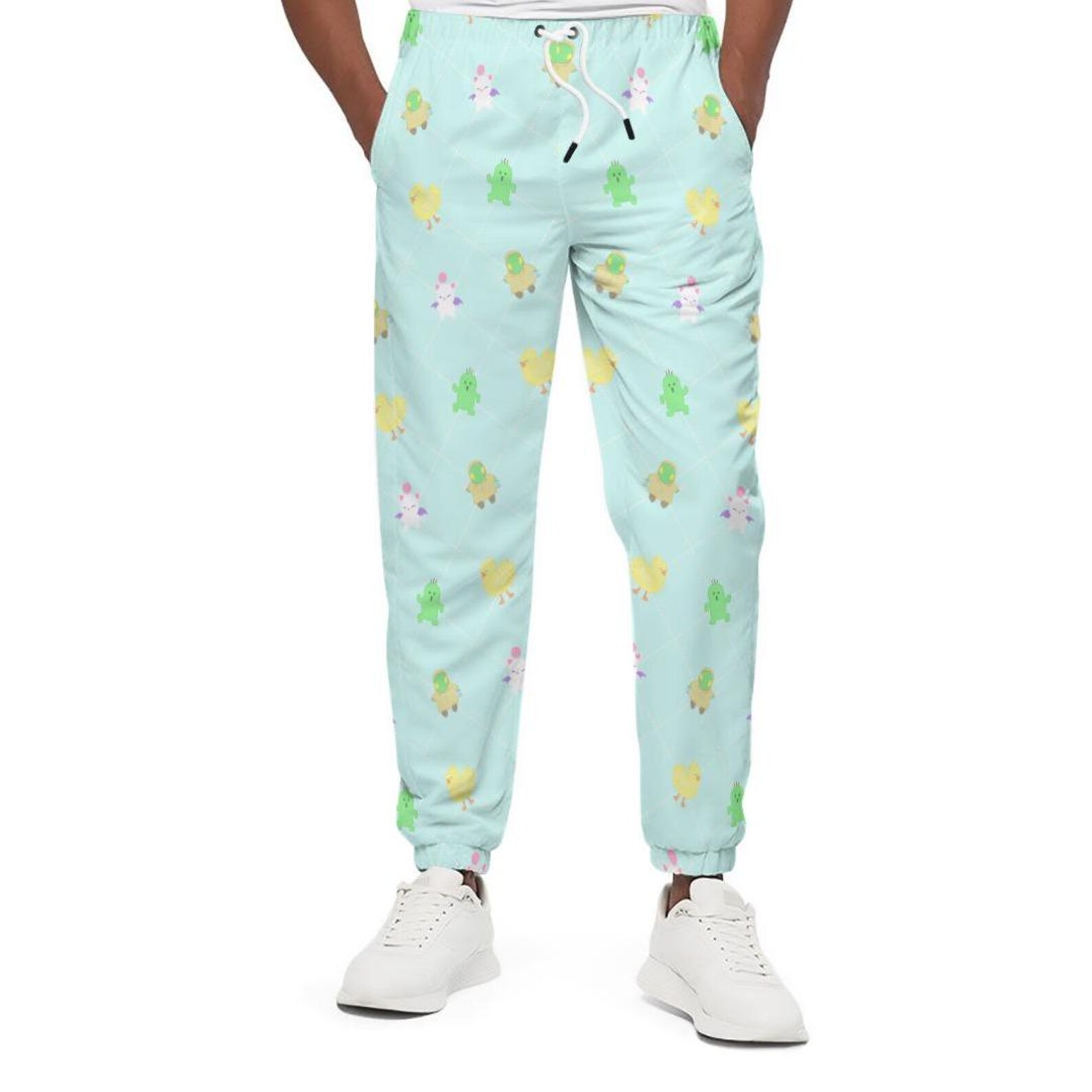 Gamer Girl Joggers | Cute Pastel Cartoon Plushie Bottoms | Y2K Clothing ...