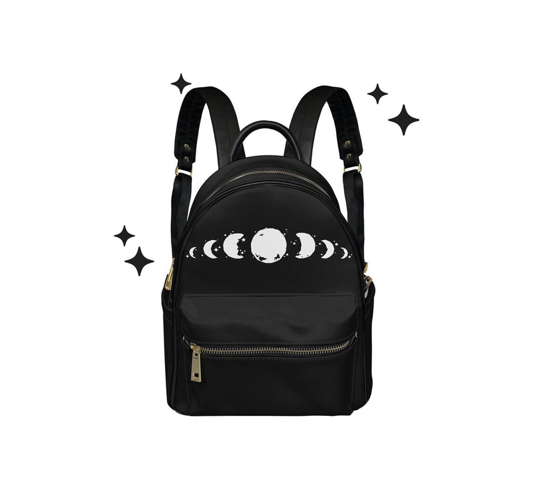 Moon Phases Backpack - Mini Sling Goth Backpack | Whimsigoth Style ...