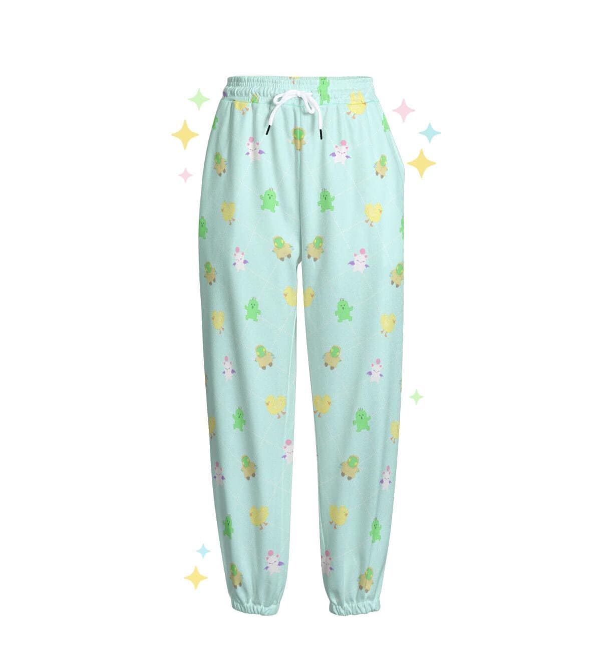 Gamer Girl Joggers | Cute Pastel Cartoon Plushie Bottoms | Y2K Clothing ...