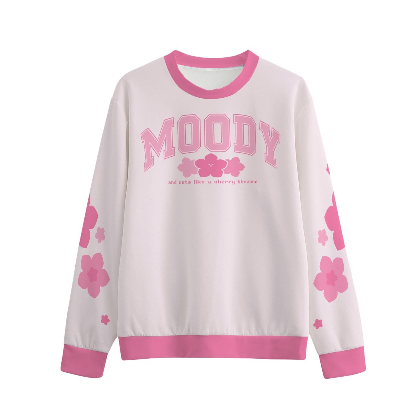 Cherry Blossom Sweater | Preppy Sweatshirt | Sakura Pink Kawaii Clothes ...