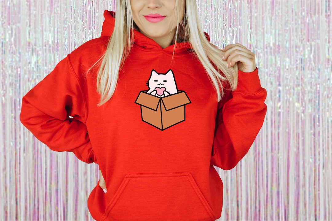 Anime Cat Heart Hoodie | Kawaii Hoodie | Trendy Cute Girl Friend ...