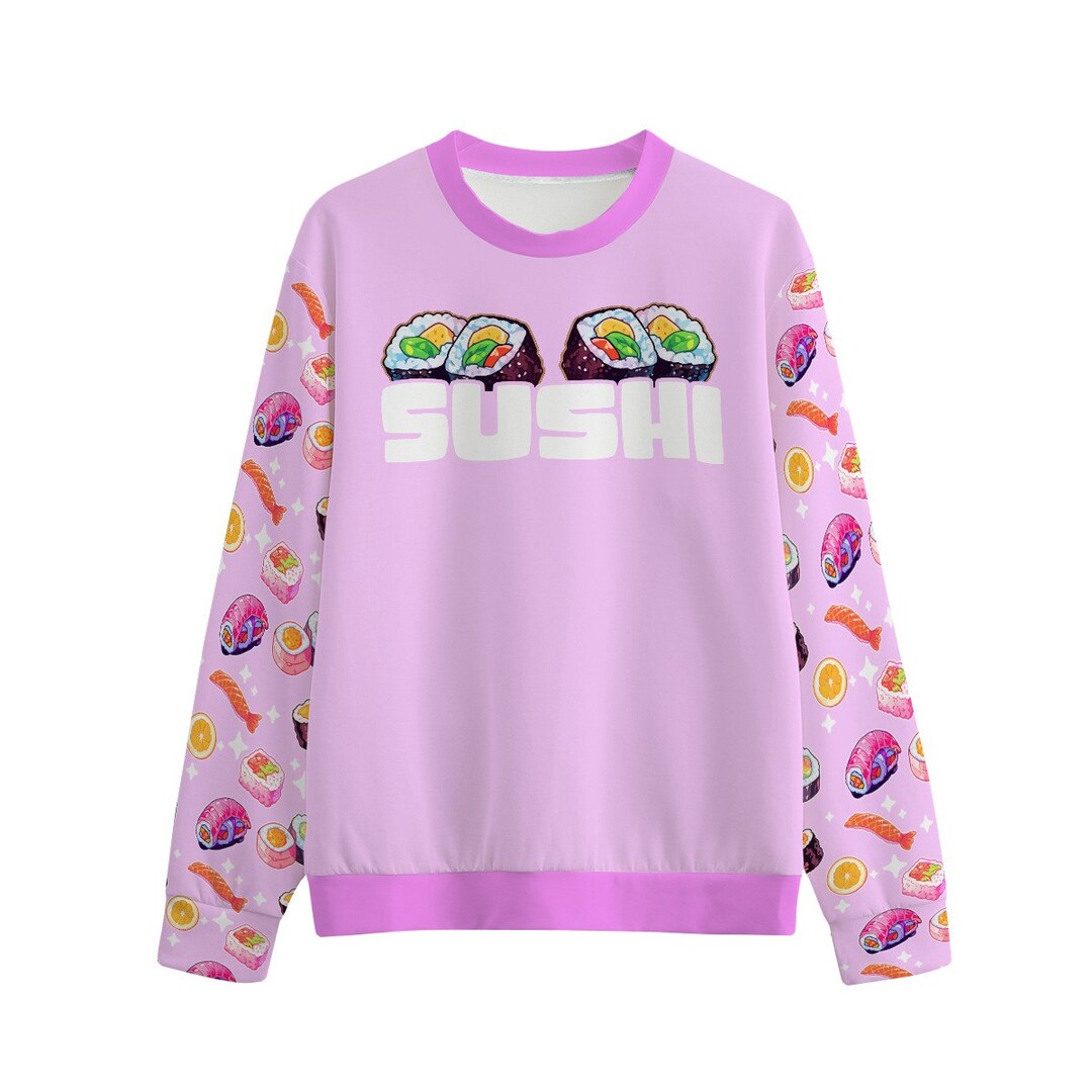 Sushi Sweatshirt | Cute Japanese Lovers Shirt | Pure Cotton Harajuku ...