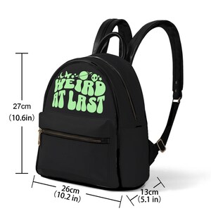The Weird Backpack - Mini Sling Goth Backpack | Whimsigoth Style, Alien ...