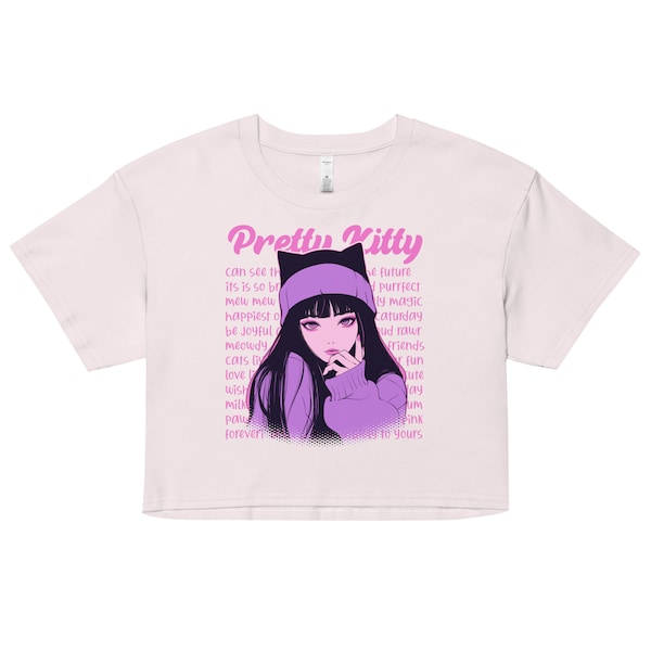 Graphic Crop Top Etsy