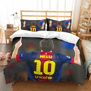 3D Customize Lionel Messi Bedding Set Duvet Cover Set Bedroom | Etsy