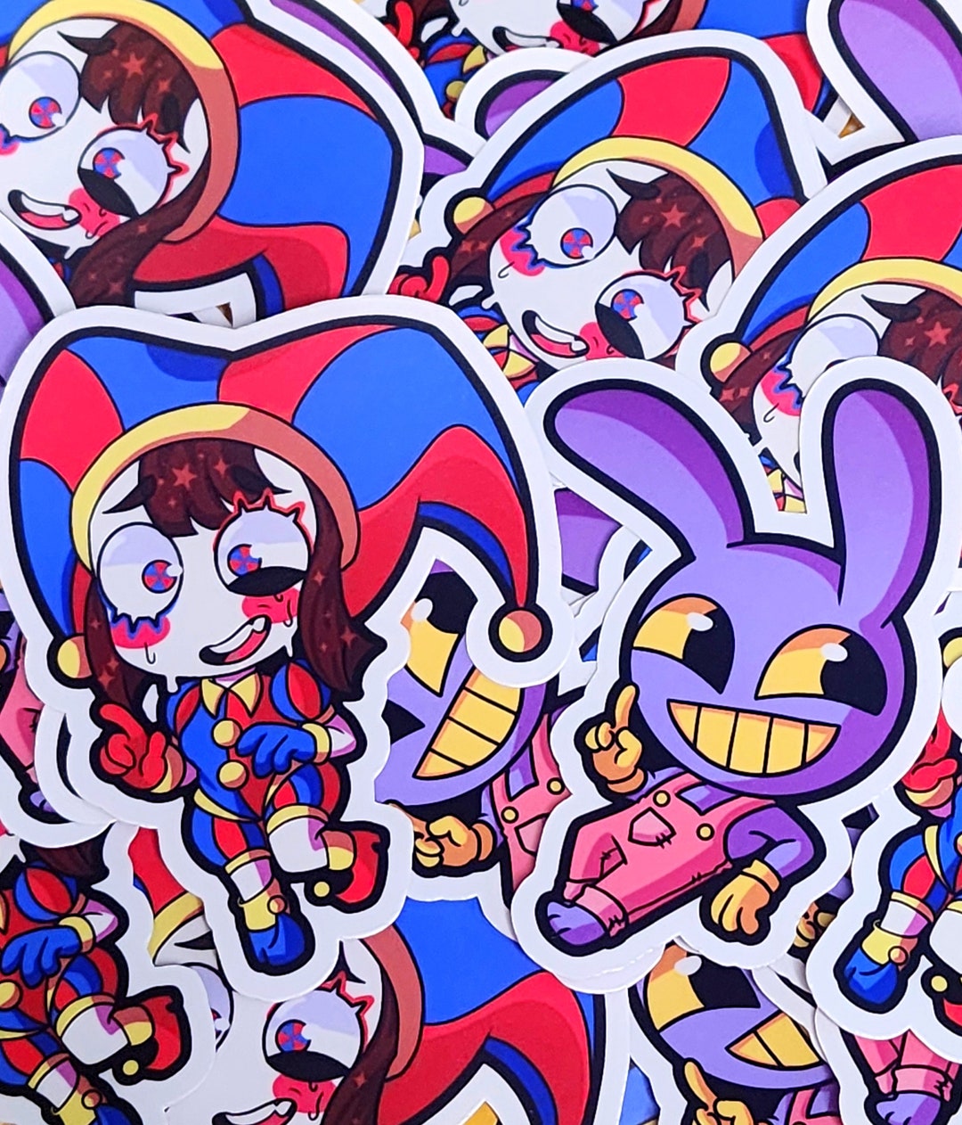 The Amazing Digital Circus Stickers | Pomni Jax Gooseworks Glitch Indie ...