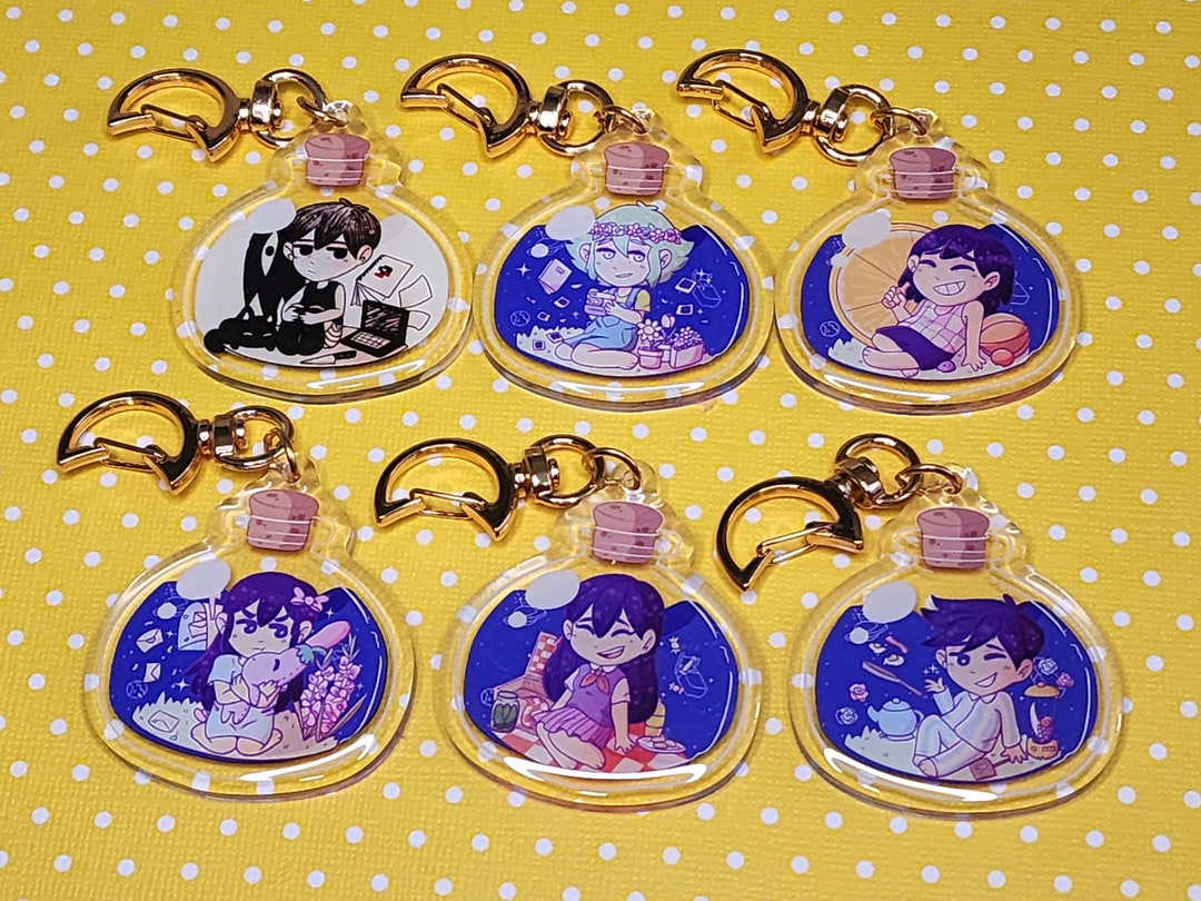 LAST CHANCE Omori Acrylic Charms Headspace in a Bottle Set Sunny Basil ...