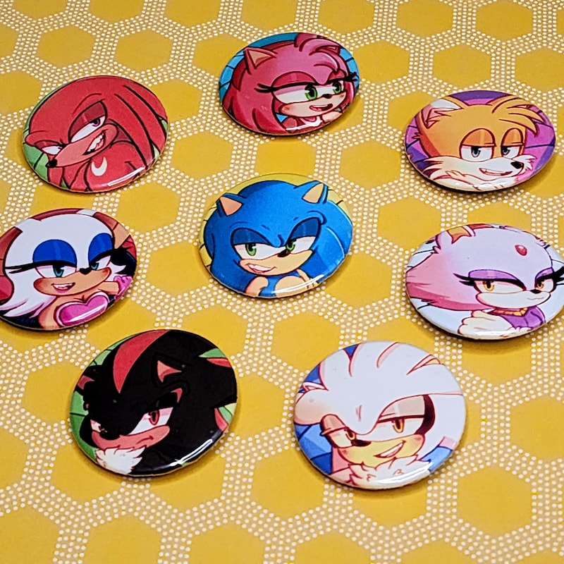 Sonic Tails Pin Button - Etsy
