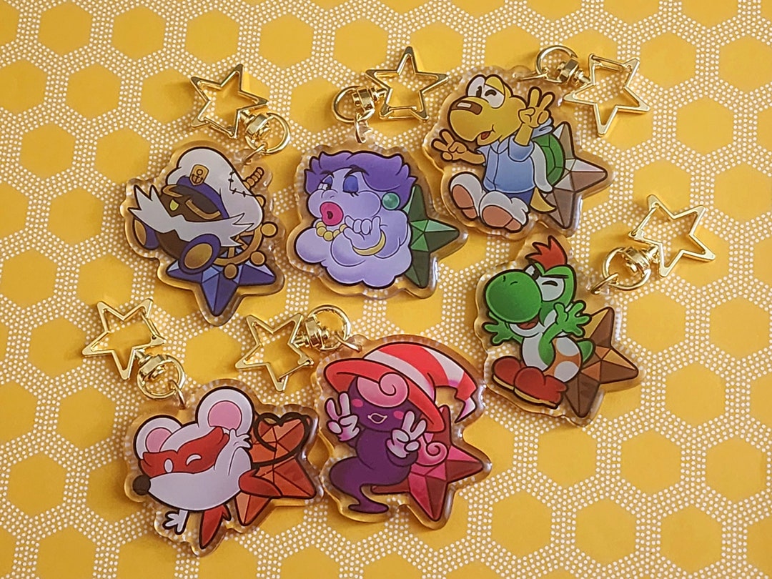 Paper Mario the Thousand Year Door Keychain Partners PREORDER Goombella ...