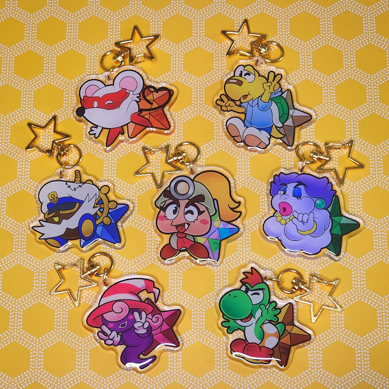 Mario Bros Keychain - Etsy