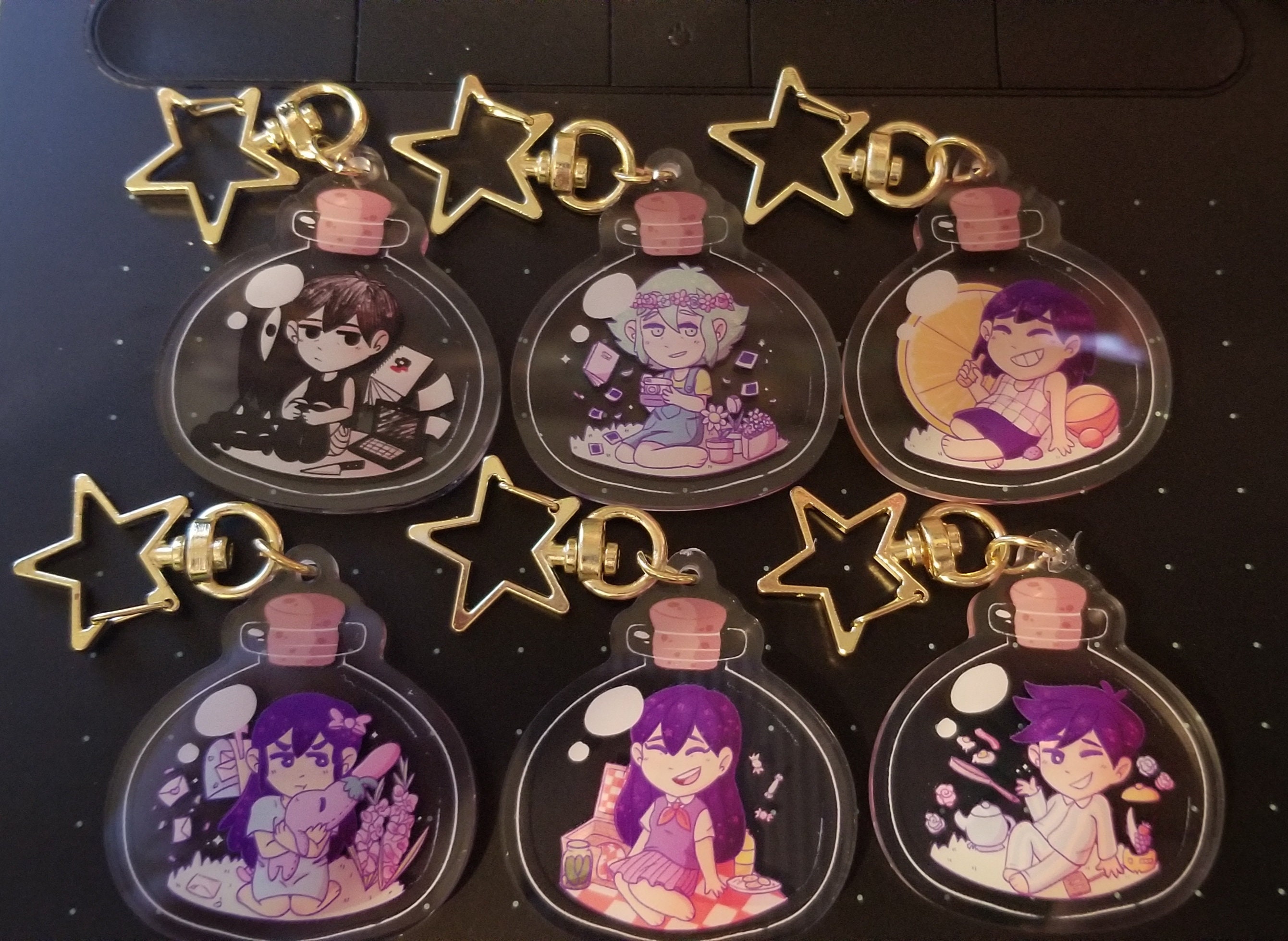 Omori Acrylic Charms Headspace in a Bottle set Sunny Basil | Etsy